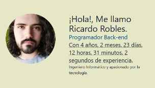 Portafolio de Ricardo Robles